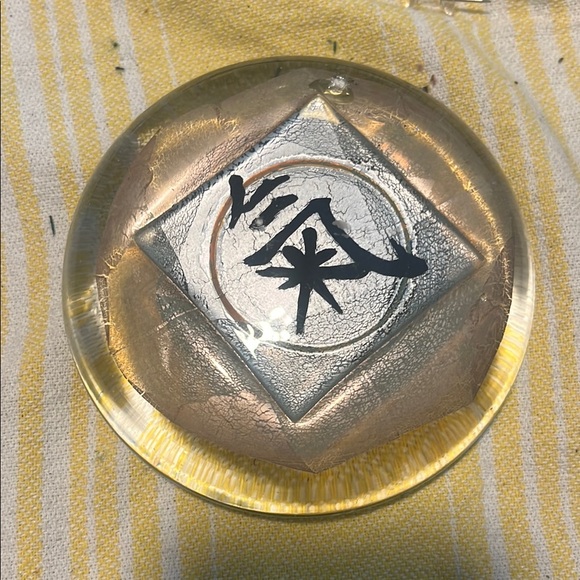 Art | Silver And Gold Decorative Paperweight | Poshmark